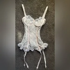 Glydons | Intimates & Sleepwear | Vintage Glydons Corset Bustier Peach ...